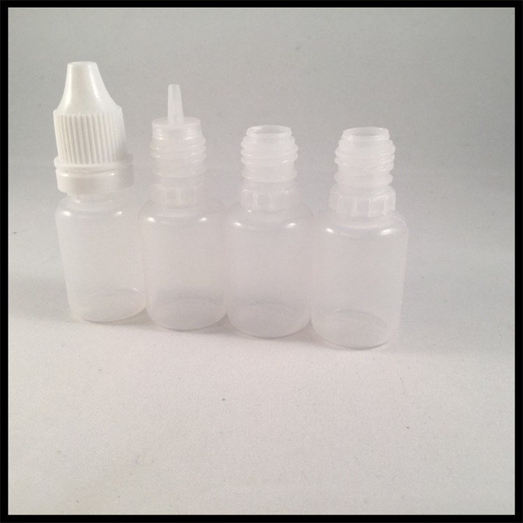 E Liquid 10ml LDPE PE E Liquid Bottles With Child Resist Cap Acid Base ...