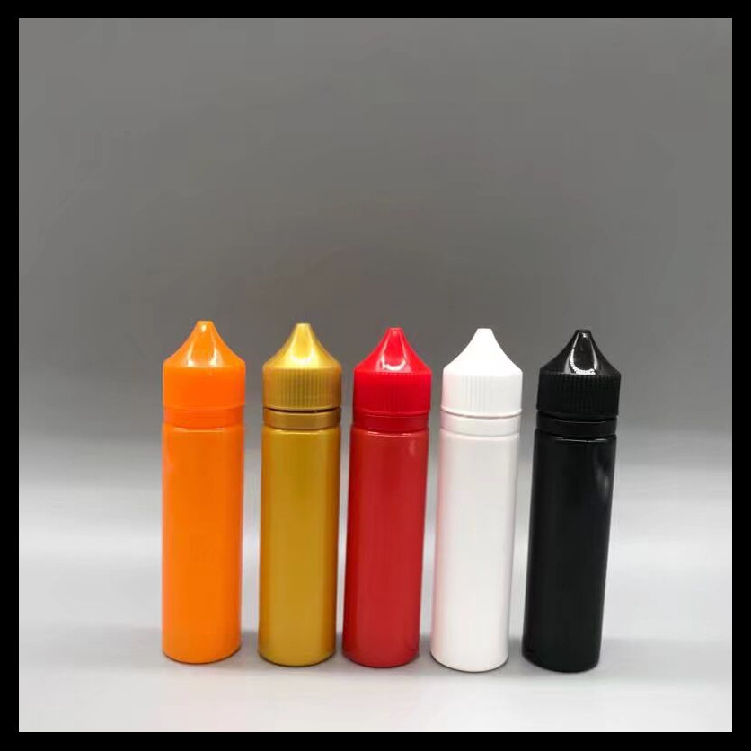 Liquid Refill Chubby Gorilla Unicorn Bottle 60ml PET Long Thin Tip Dropper